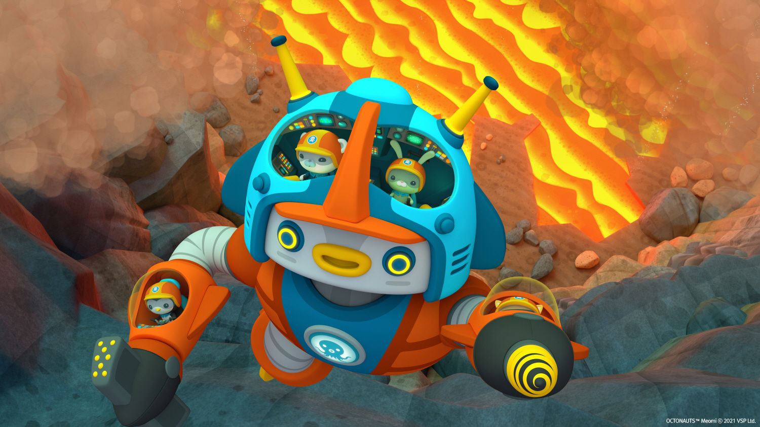 극장판 바다 탐험대 옥토넛: 불의 고리 대폭발 (OCTONAUTS : Ring of Fire) 상세정보 | 씨네21